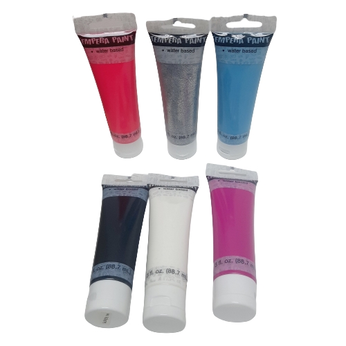 Tempera Paint Tubo Tempera 6 Colores Surtido 3 Oz – Gran Morrison