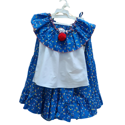 Conjunto típico de niñas con motita de colores Surtido Talla 16 – Gran ...